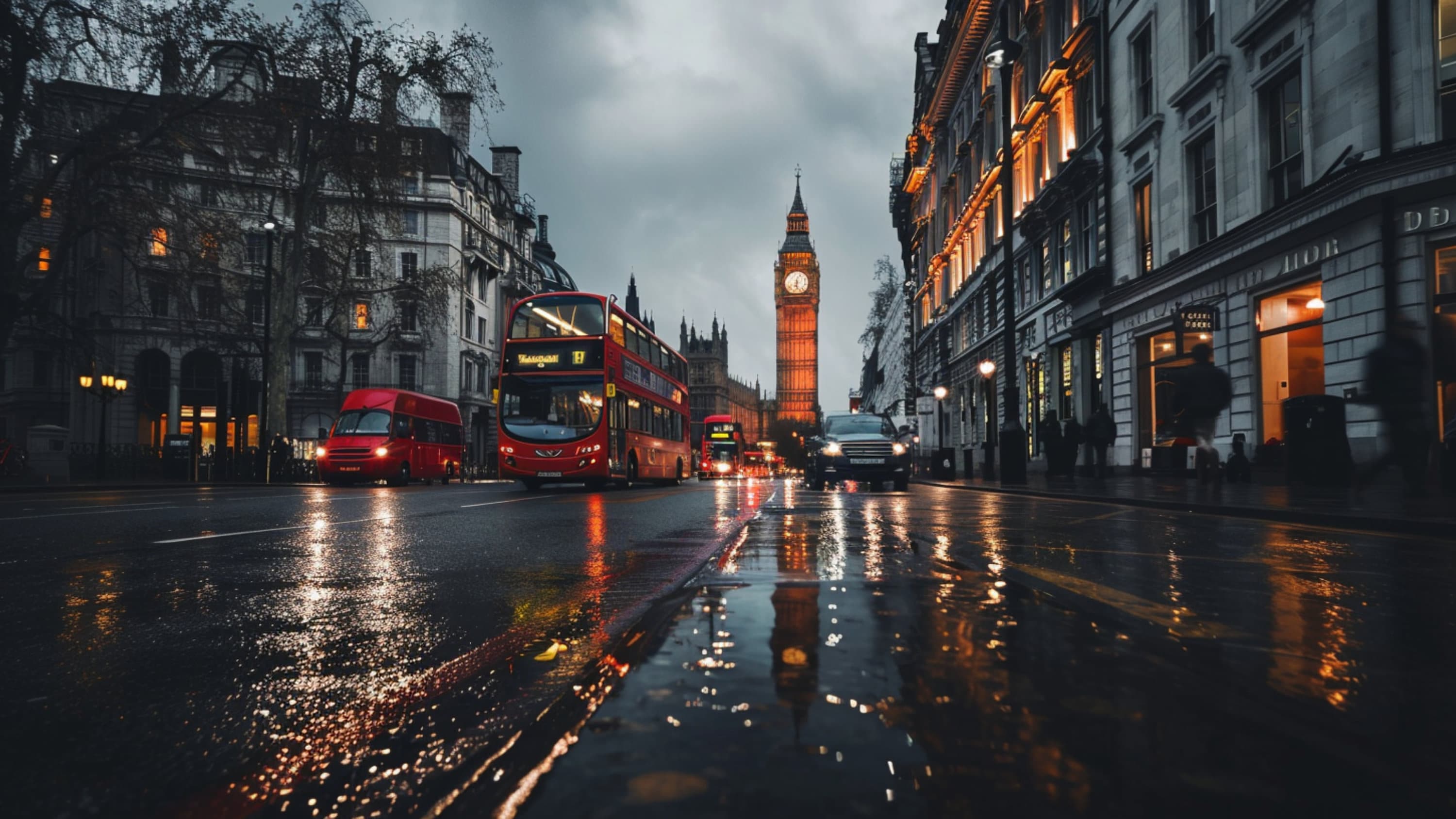 London Streets After Rain Art for Samsung Frame TV - Etsy