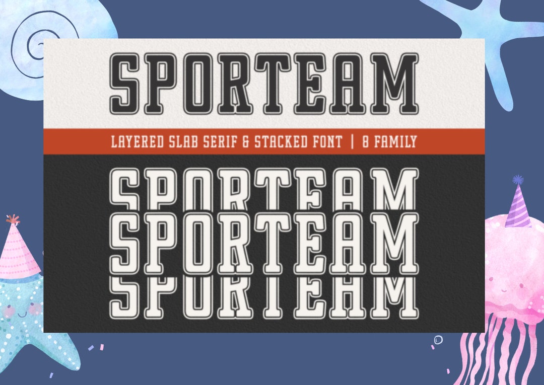 Sporteam Handwritten Font serif Font, Boho Font, Swash Font, Fonts for ...