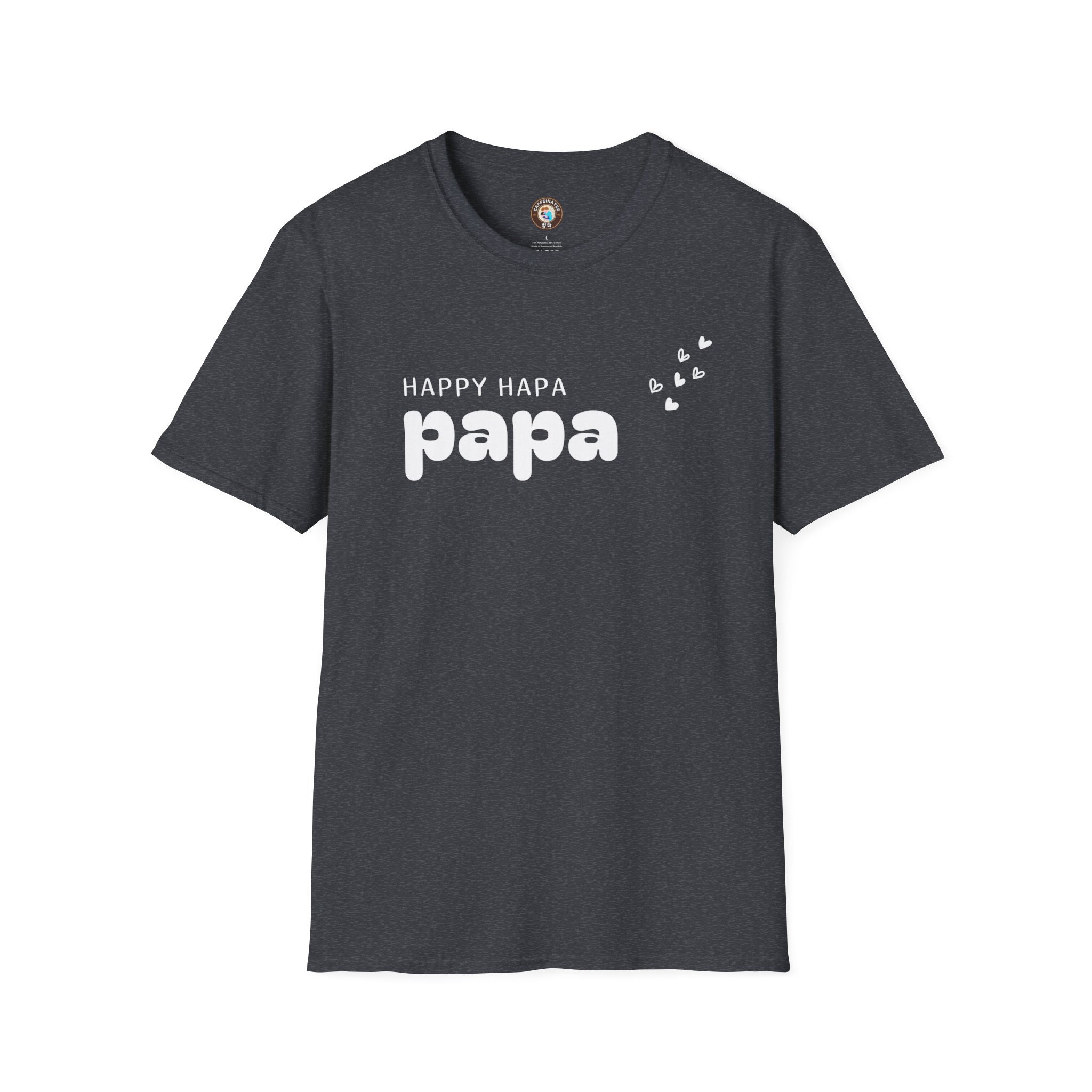 Happy Hapa Papa White Lettering Unisex Softstyle T-shirt - Etsy