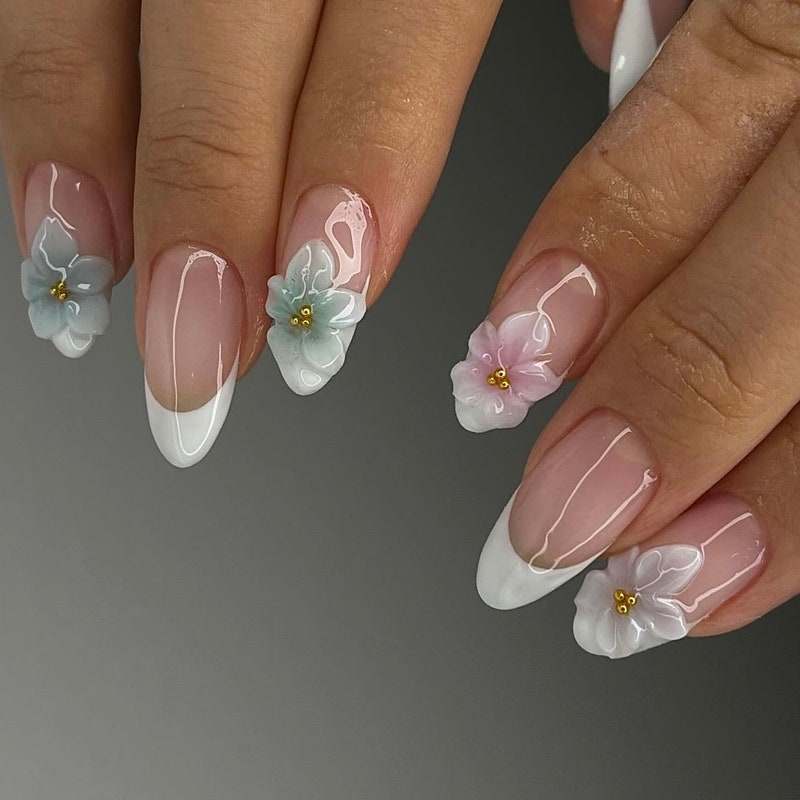 Hand Painted Nails - Etsy
