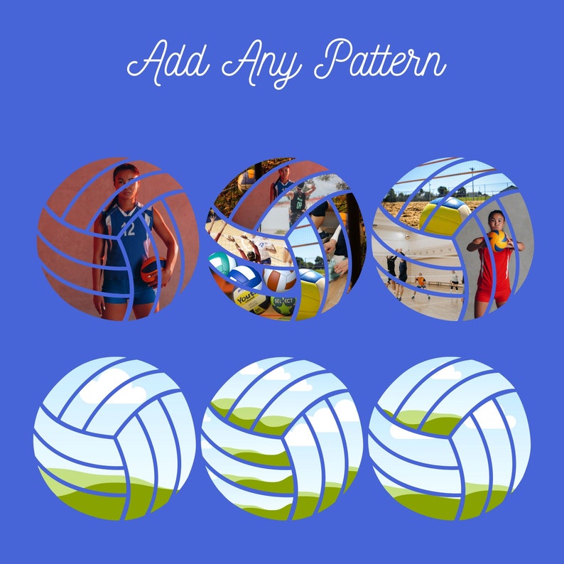 Volleyball Collage Canva Frames, Volleyball Template, Canva Frames ...
