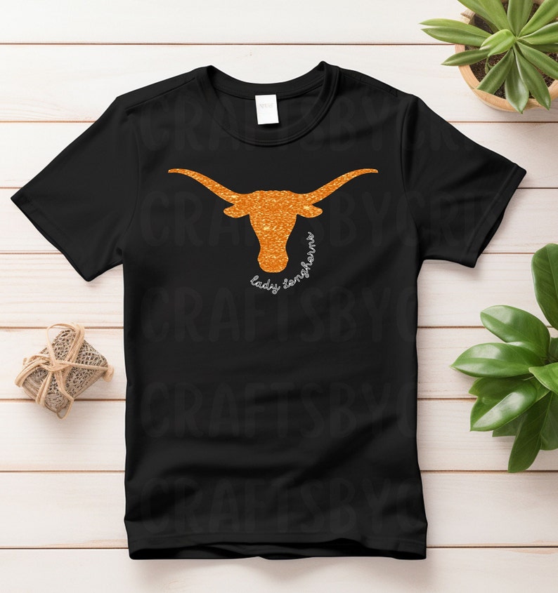 Texas Longhorns Png Lady Longhorn Png Glittery Longorn Png Tshirt Png ...