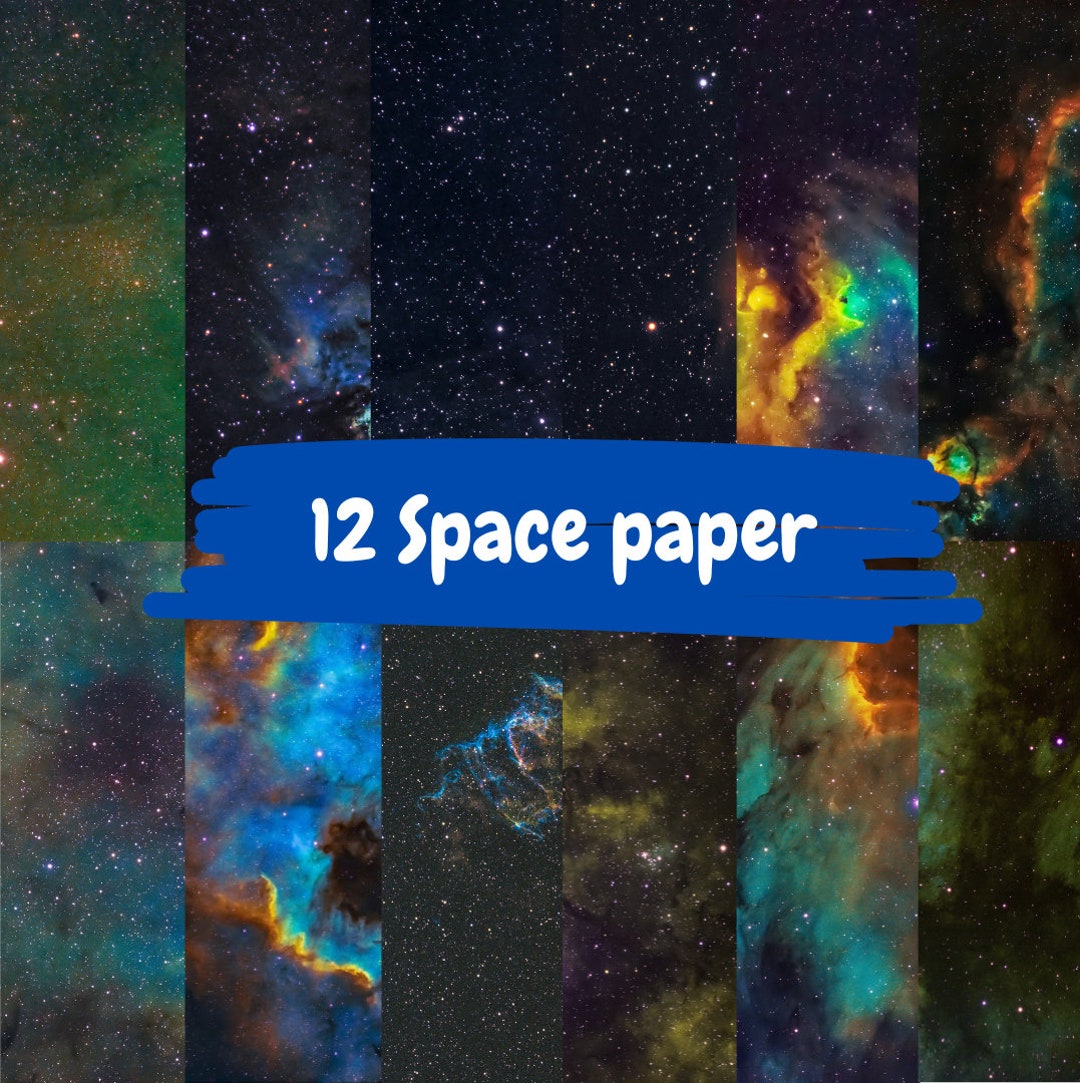 Space Enchantment: Unique Digital Papers for Your Creative Projects ...