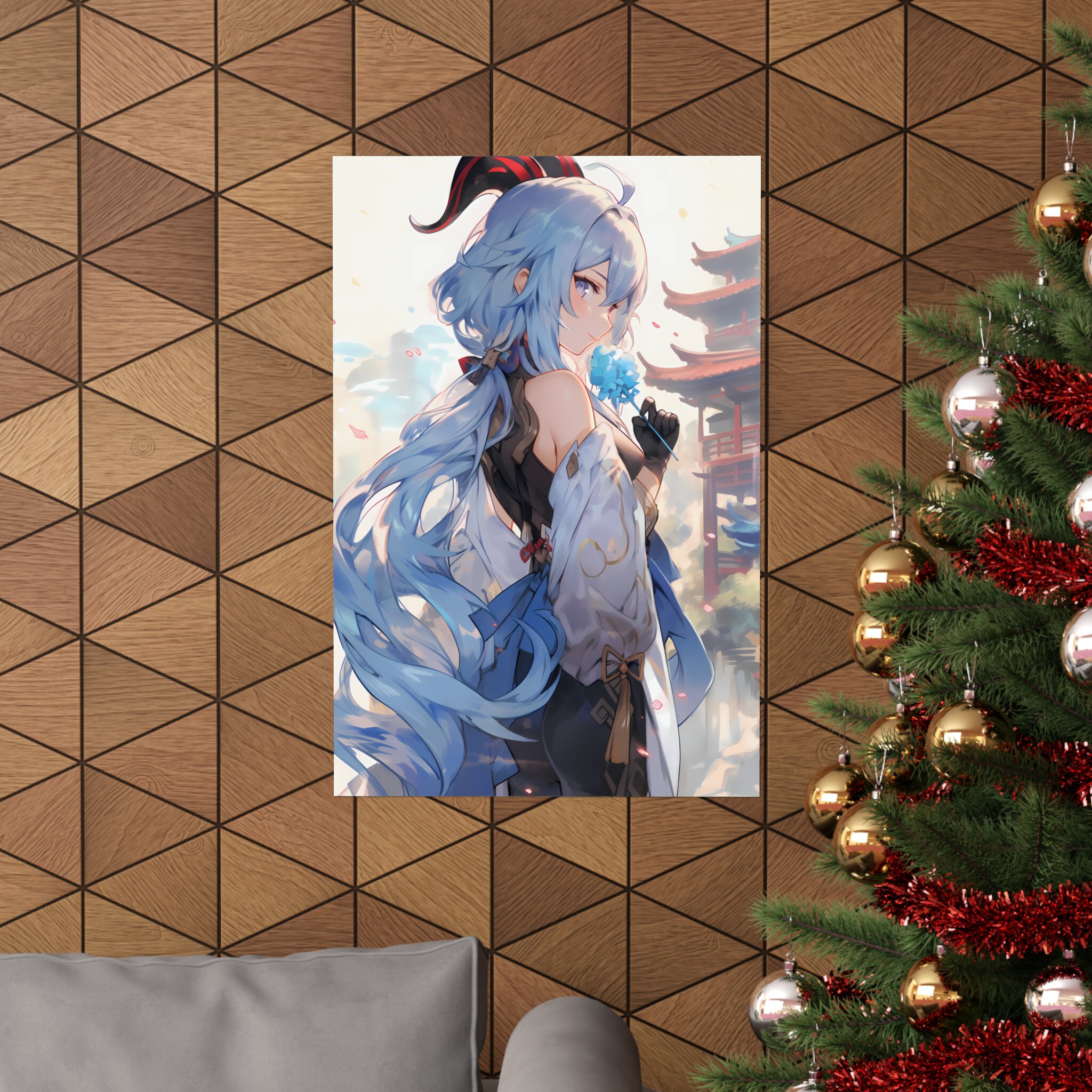 Genshin Impact Ganyu Anime Gaming Art Print Poster - Etsy