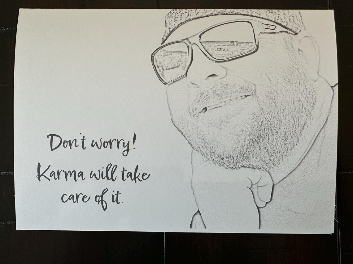 Quirky Sketch Variety 01: Original Note Cards Blank Set of 6 With ...