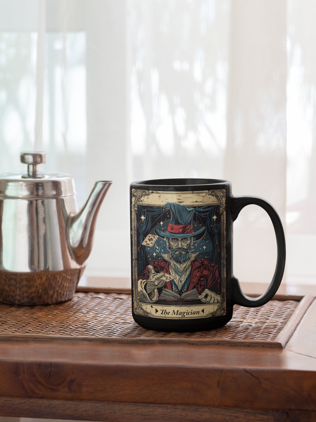 The Magician Tarot Card Mug, Magician Tarot Mug, Tarot Card Mug ...