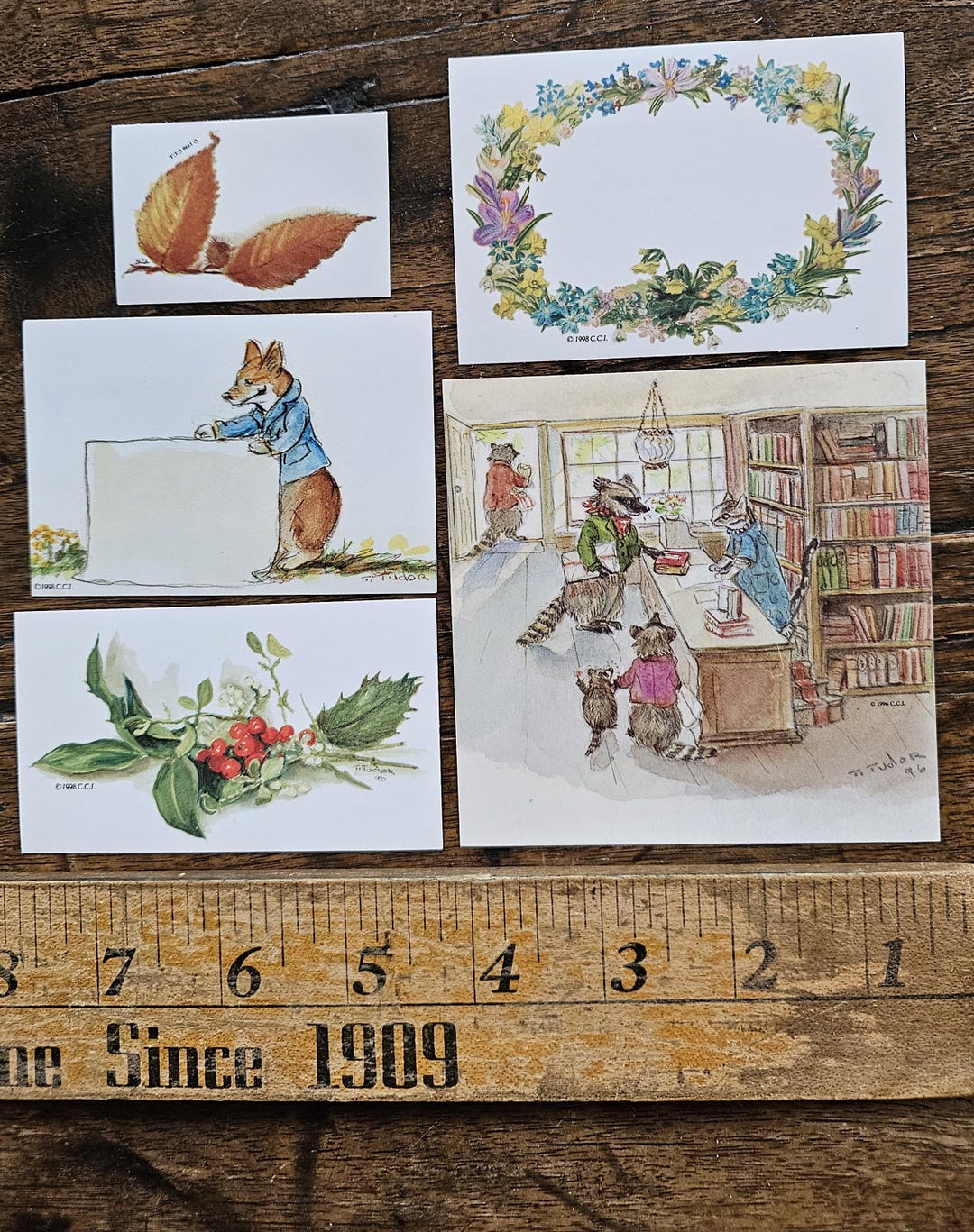 Tasha Tudor Illustrated Bookplates or Labels/stickers. NEW Unused With ...