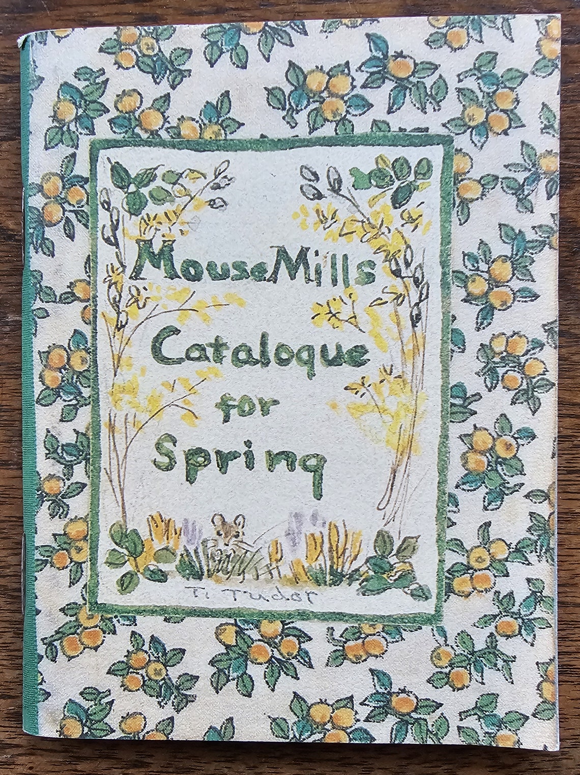 SIGNED: Tasha Tudor Mouse Mills Catalogue for Spring Jenny Wren Press ...