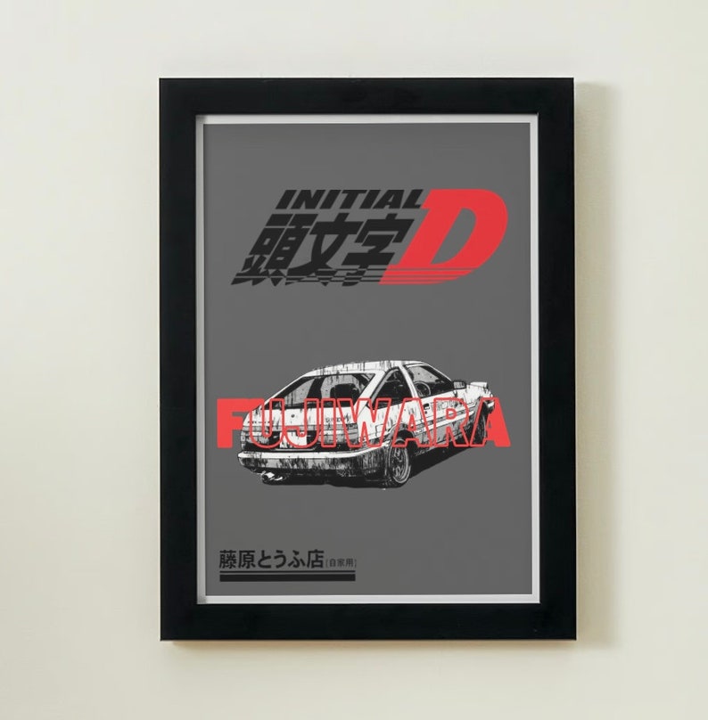 Initial D Poster - Etsy
