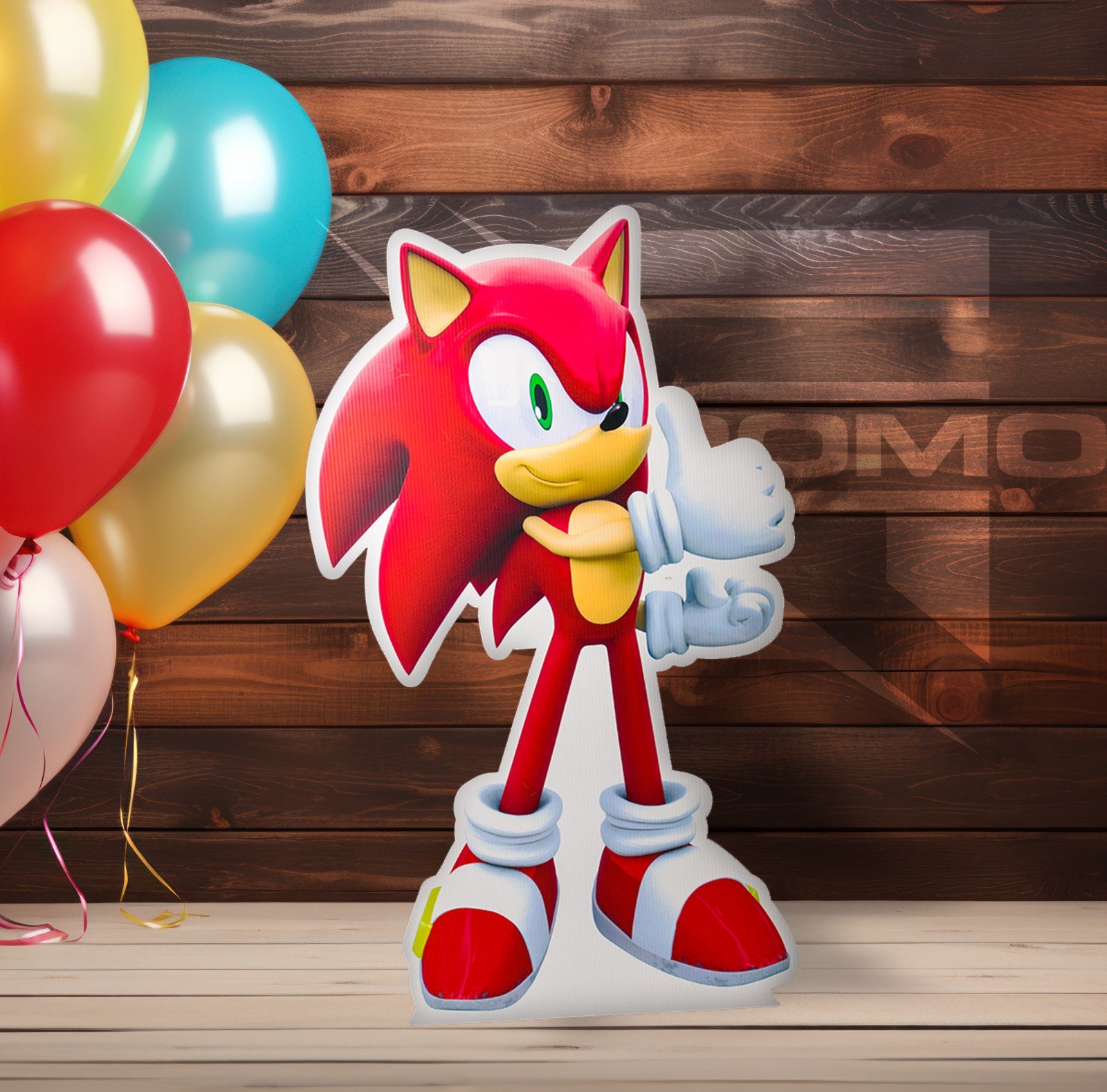 Sonic Life Size Cardboard Cut Outs by GOPROMOMG.COM - Etsy