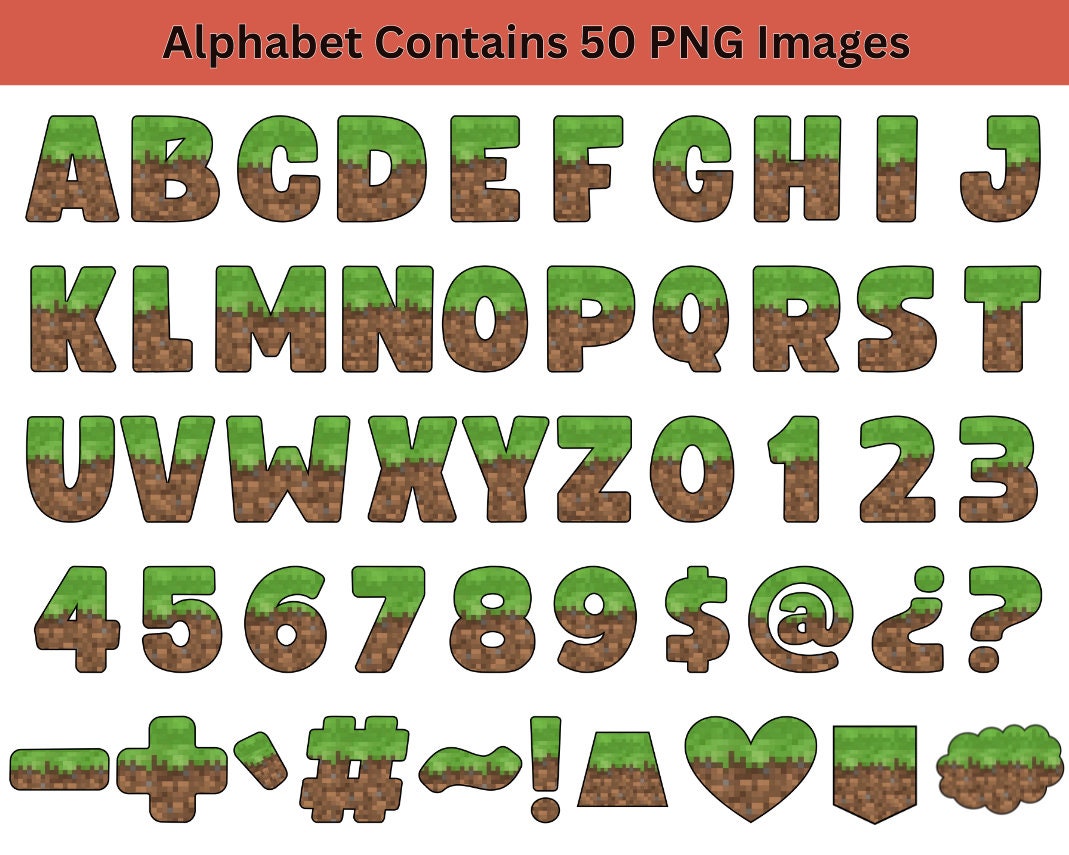 Block Alphabets Letters PNG Block Letters Png Block Birthday Banner 50 ...