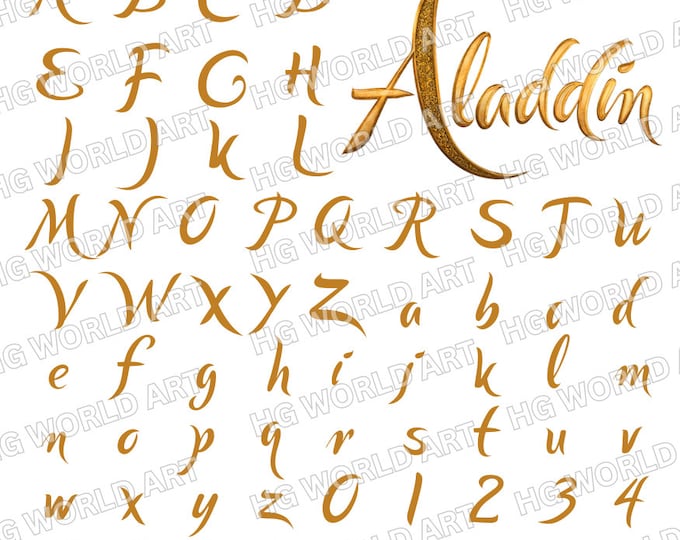Aladdin Font, Aladdin Svg, Aladdin Font Svg, Aladdin Font Cricut ...