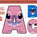 100 IMAGES, 2 Alphabets Stitch Design PNG Stitch Letters Png Stitch ...