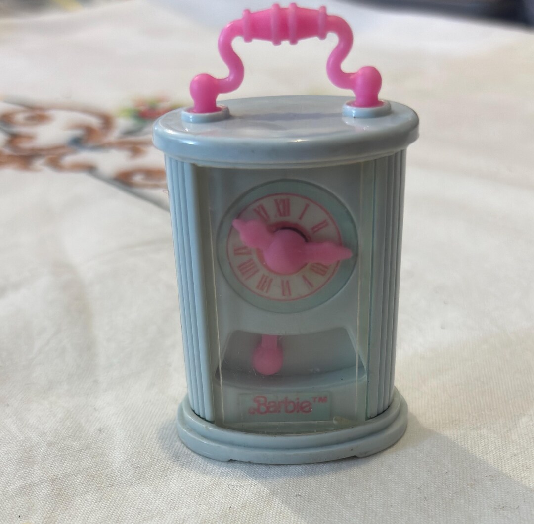 Vintage Barbie Wind-up Clock 1980’s - Etsy