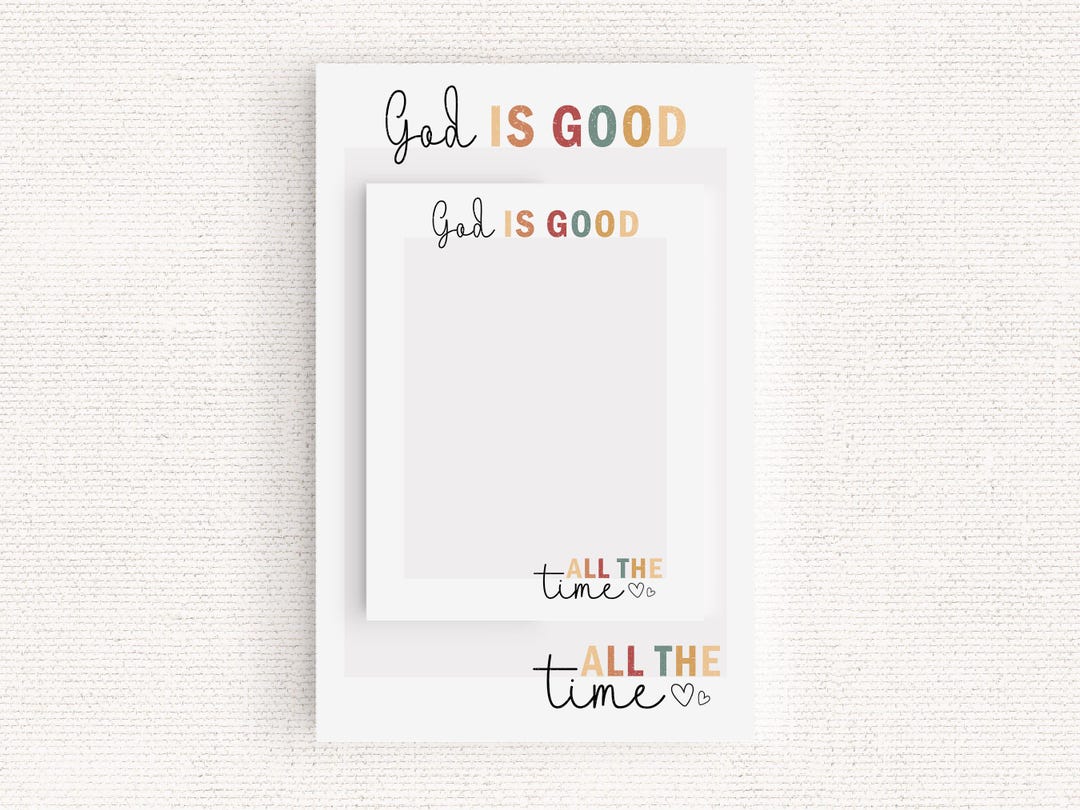 Colorful Bible Verse Notepad | Inspirational Christian Stationery | God ...