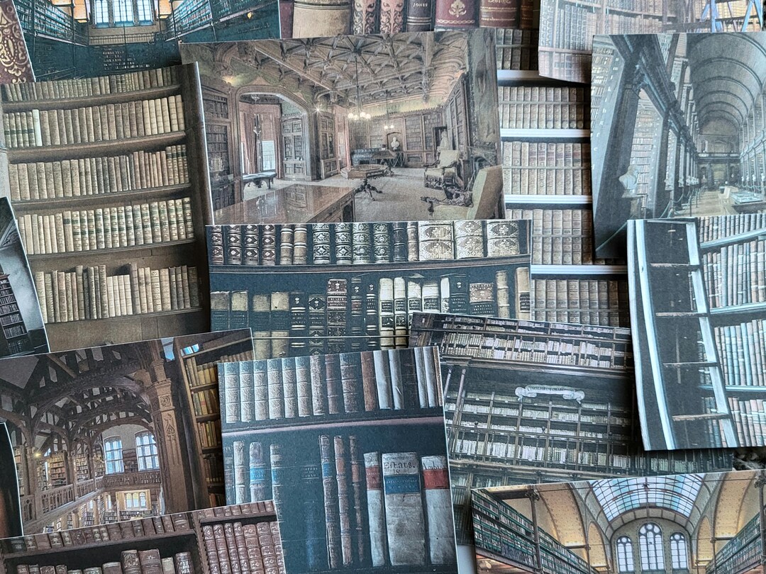 Bookish Background Sticker Pack for Journaling and Scrapbooking With ...