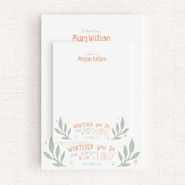 Christian Stationery - Etsy