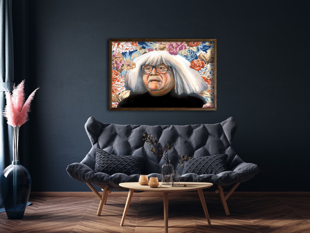 Framed Danny Devito Art, Frank Oil Painting, Art Print, It's Always ...
