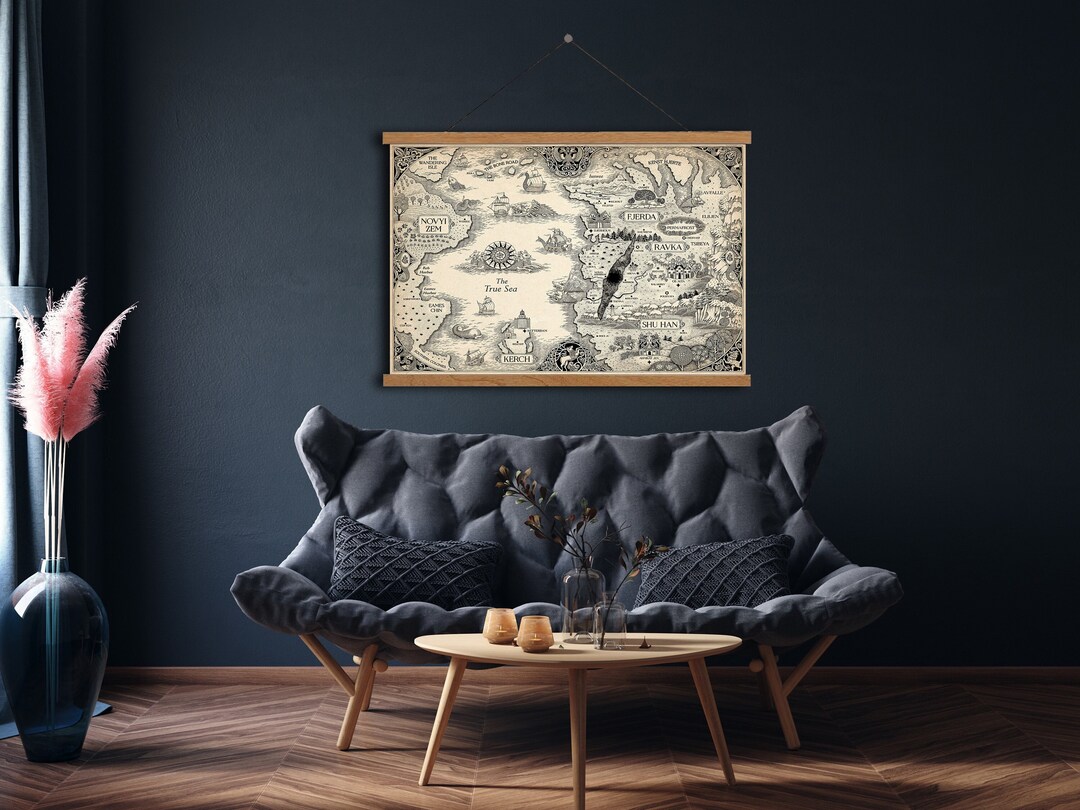 The Grishaverse Map, Shadow and Bone, Six of Crows, Kerch, Ketterdam ...