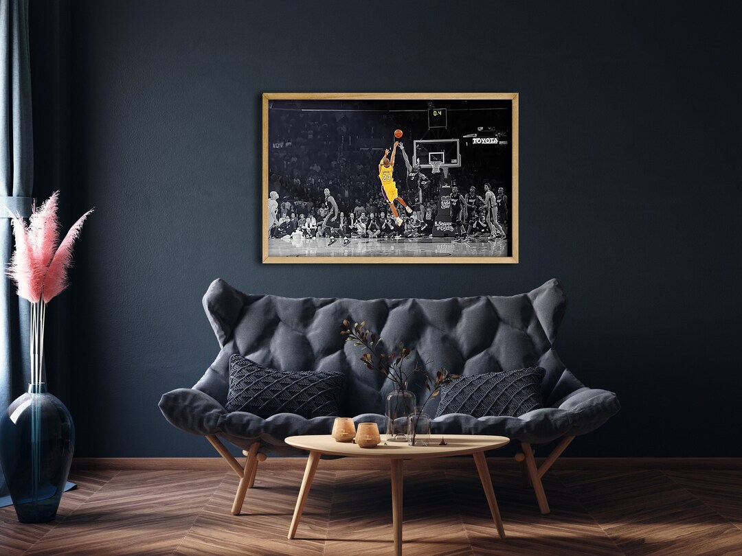 Kobe Bryant, Canvas, Print, Wrap, Kobe Last Shot Print, Lakers Buzzer ...