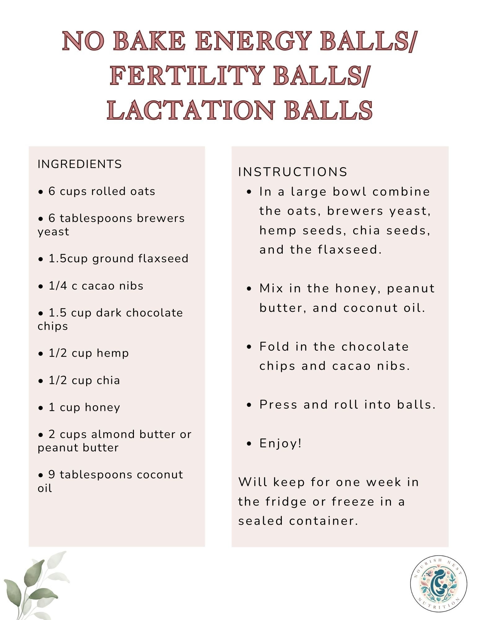 Ultimate Fertility Food List - Etsy