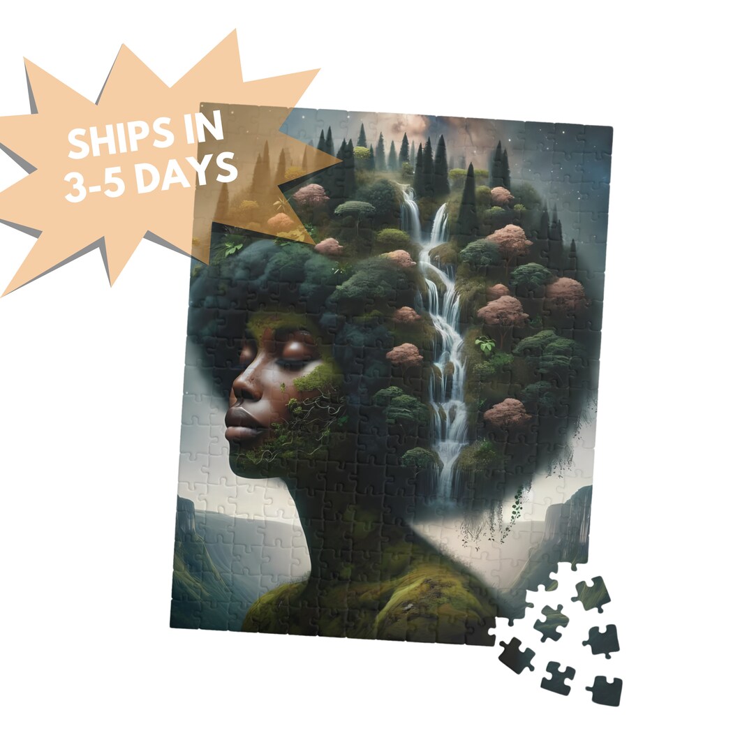 Waterfall Nature Jigsaw Puzzle, Nature's Essence - Portrait of ...