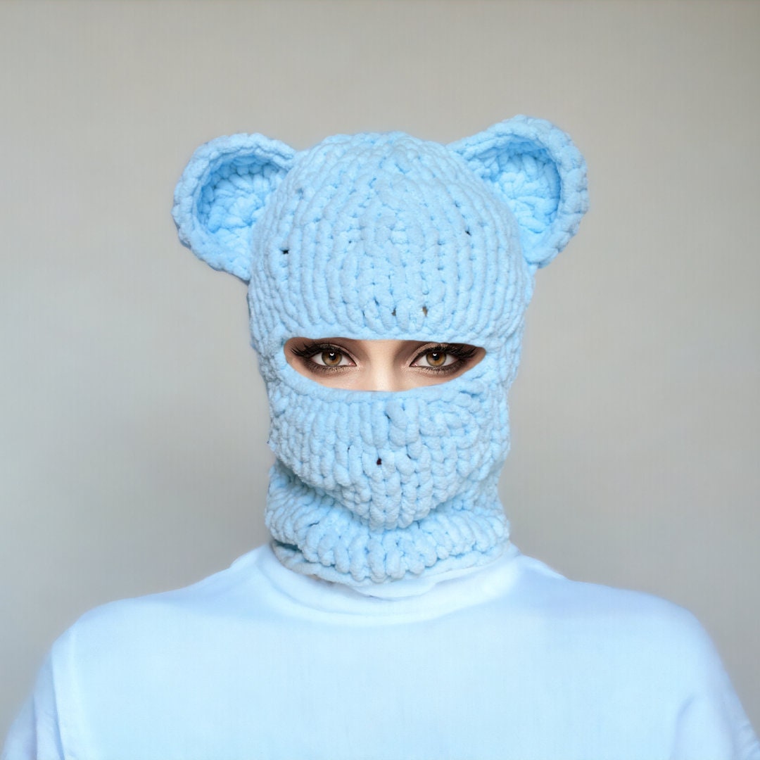 Crochet Balaclava Pattern, Crochet Ski Mask Pattern, Crochet Pattern ...