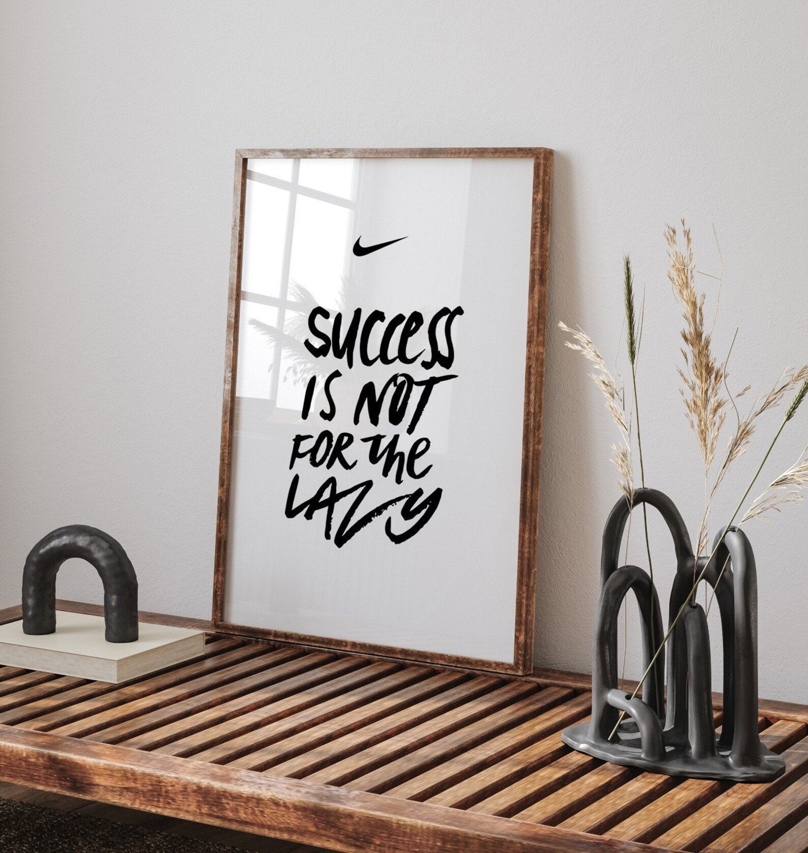 Success is Not for the Lazy Poster Print, Wall Art for Minimalist ...