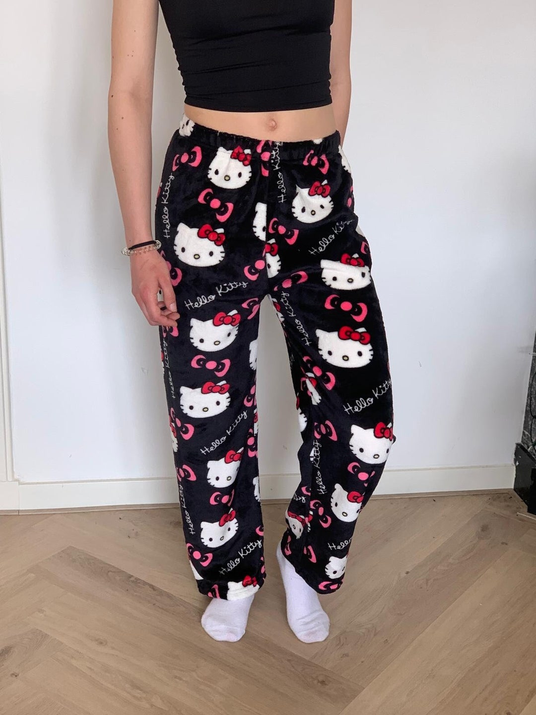 Hello Kitty Stretchy Lounge Pants: Cute & Comfy Pajama Bottoms - Etsy