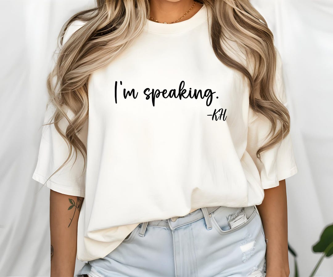 Buy Kamala Harris I'm Speaking PNG & SVG, Kamala Harris President 2024 ...