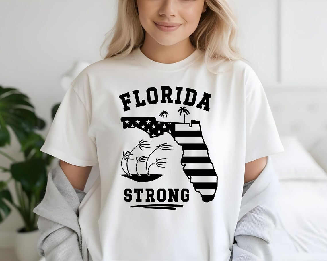 Florida Strong T-shirt Design, Unique Florida Shirt, Hurricane SVG ...
