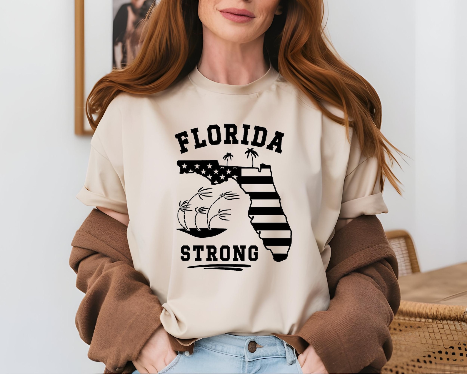 Florida Strong T-shirt Design, Unique Florida Shirt, Hurricane SVG ...