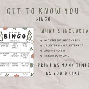 Printable Bingo Bundle: 16 Fun Bingo Cards, Office Bingo, Team Building ...