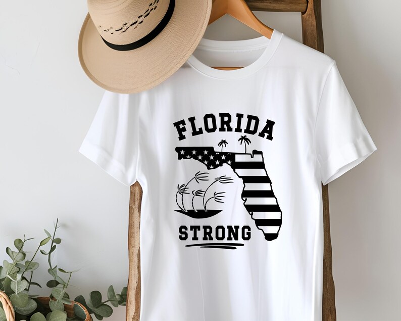 Florida Strong T-shirt Design, Unique Florida Shirt, Hurricane SVG ...