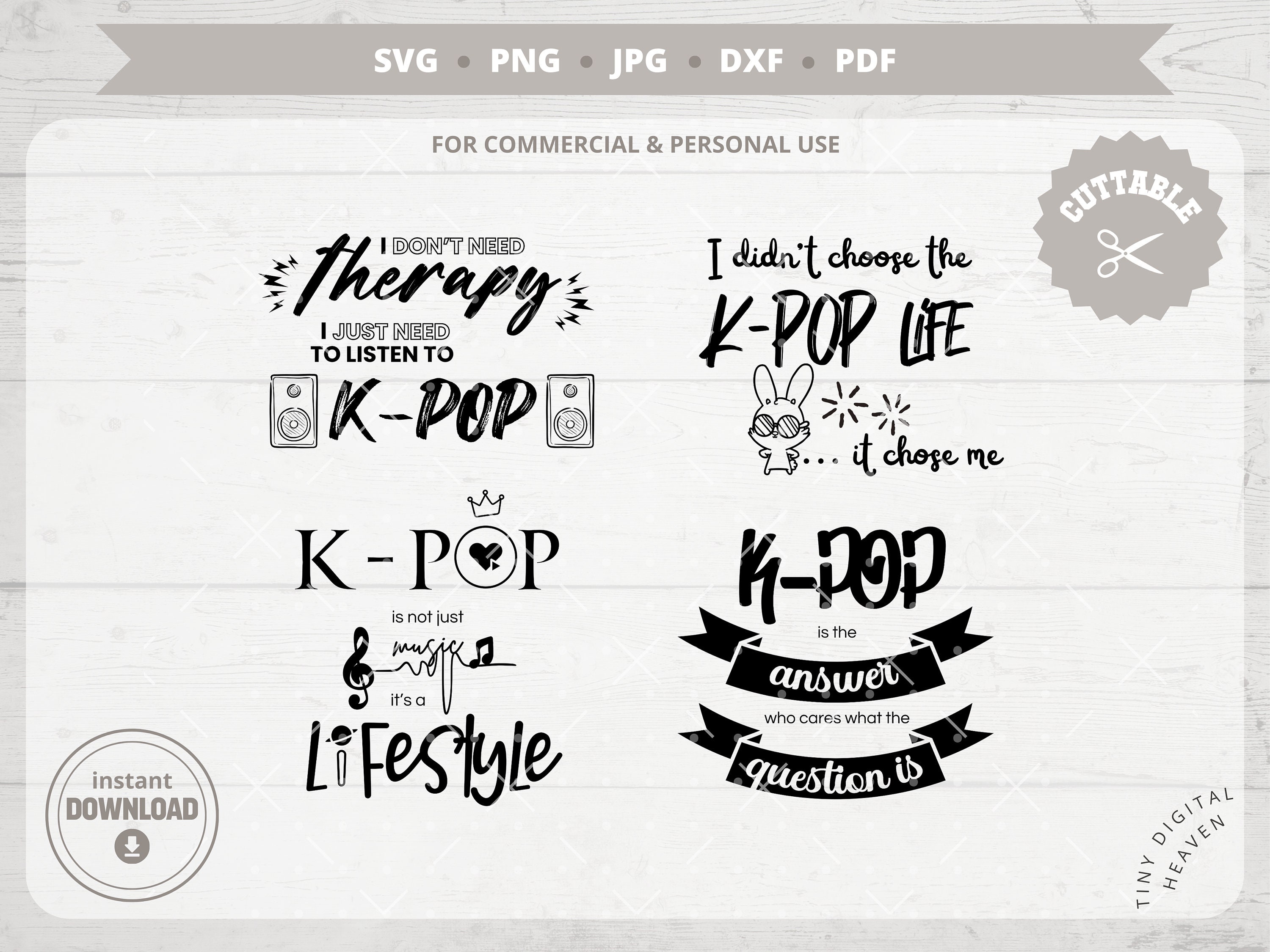 K-POP | Svg | Png | Jpg | Dxf | Pdf | K-pop Lifestyle | Quotes | Kpop ...