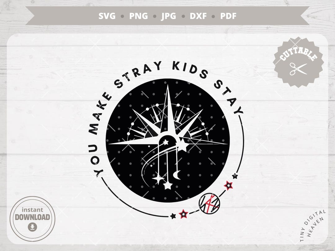 STRAY KIDS | Svg | Png | Jpg | Dxf | Pdf | SKZ Compass Logo | Stay ...