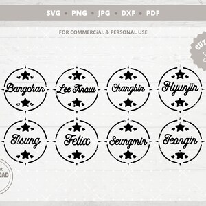 STRAY KIDS | Svg | Png | Jpg | Dxf | Pdf | Stray Kids Decal Lightstick ...