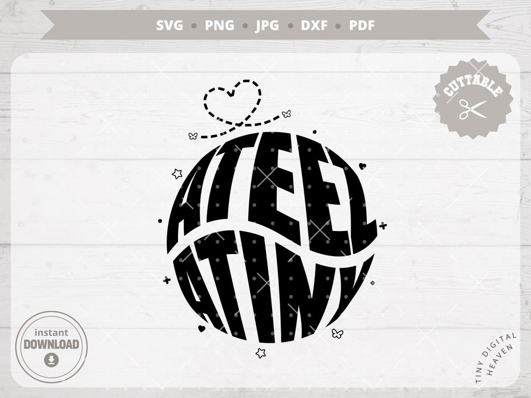 ATEEZ Kpop Sticker Decal: ATINY Vector Files for Cricut & Silhouette ...