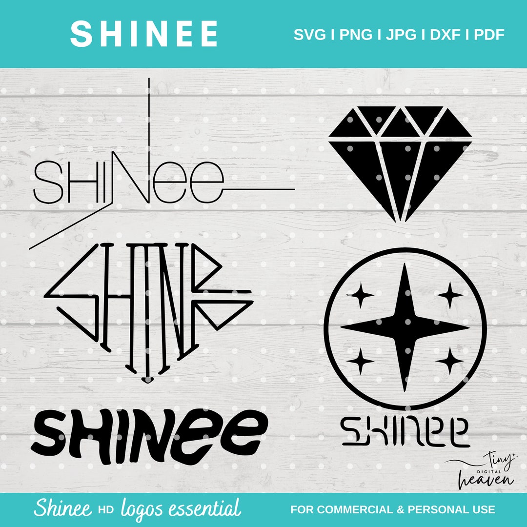 SHINEE Svg Png Jpg Dxf Pdf Shinee Logos Shawol Kpop Sticker Decal ...