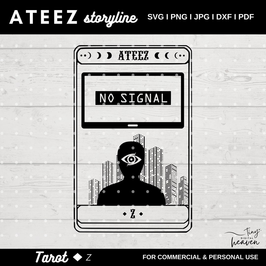 ATEEZ Svg Png Jpg Dxf Pdf Storyline Tarot Z ATINY Decal Vector Files ...