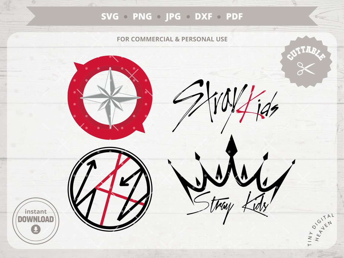 STRAY KIDS Svg Png Jpg Dxf Pdf Stray Kids Customised Logos Stay Kpop ...