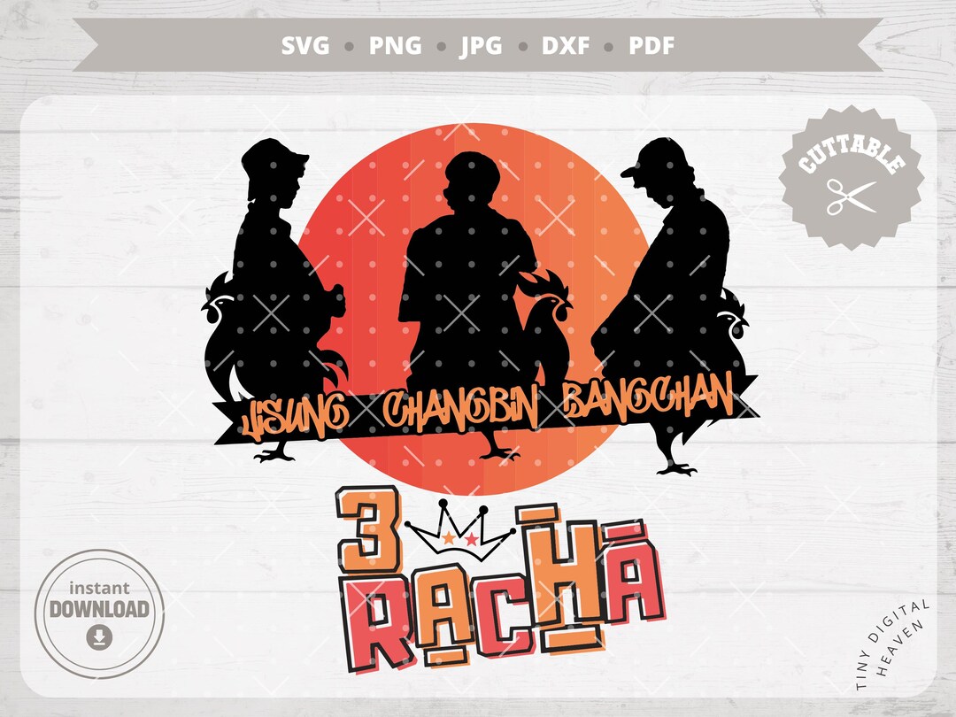 Stray Kids Kpop Vector Files: 3racha, Stay, Cricut & Silhouette ...