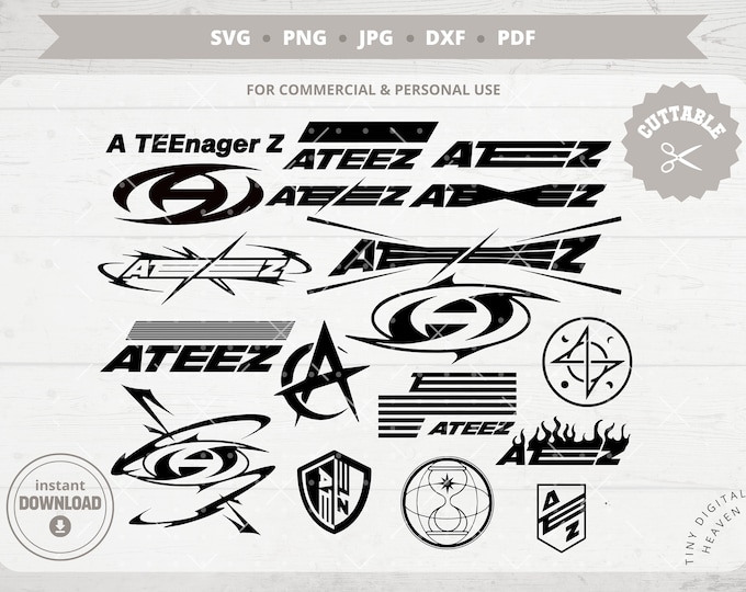 Ateez the World Logo Decal - Etsy
