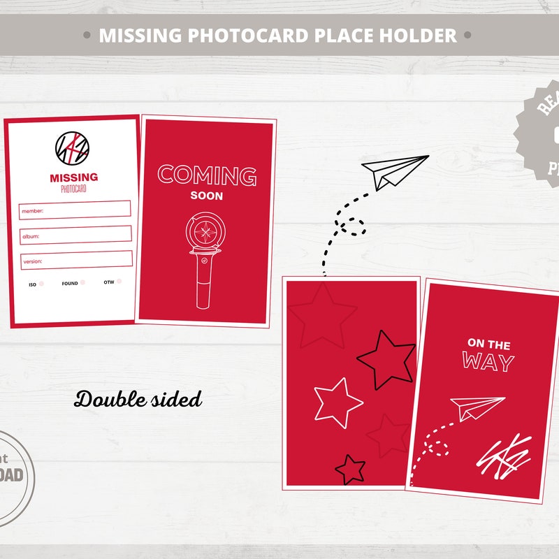 Stray Kids Photo Card Placeholder - Etsy UK