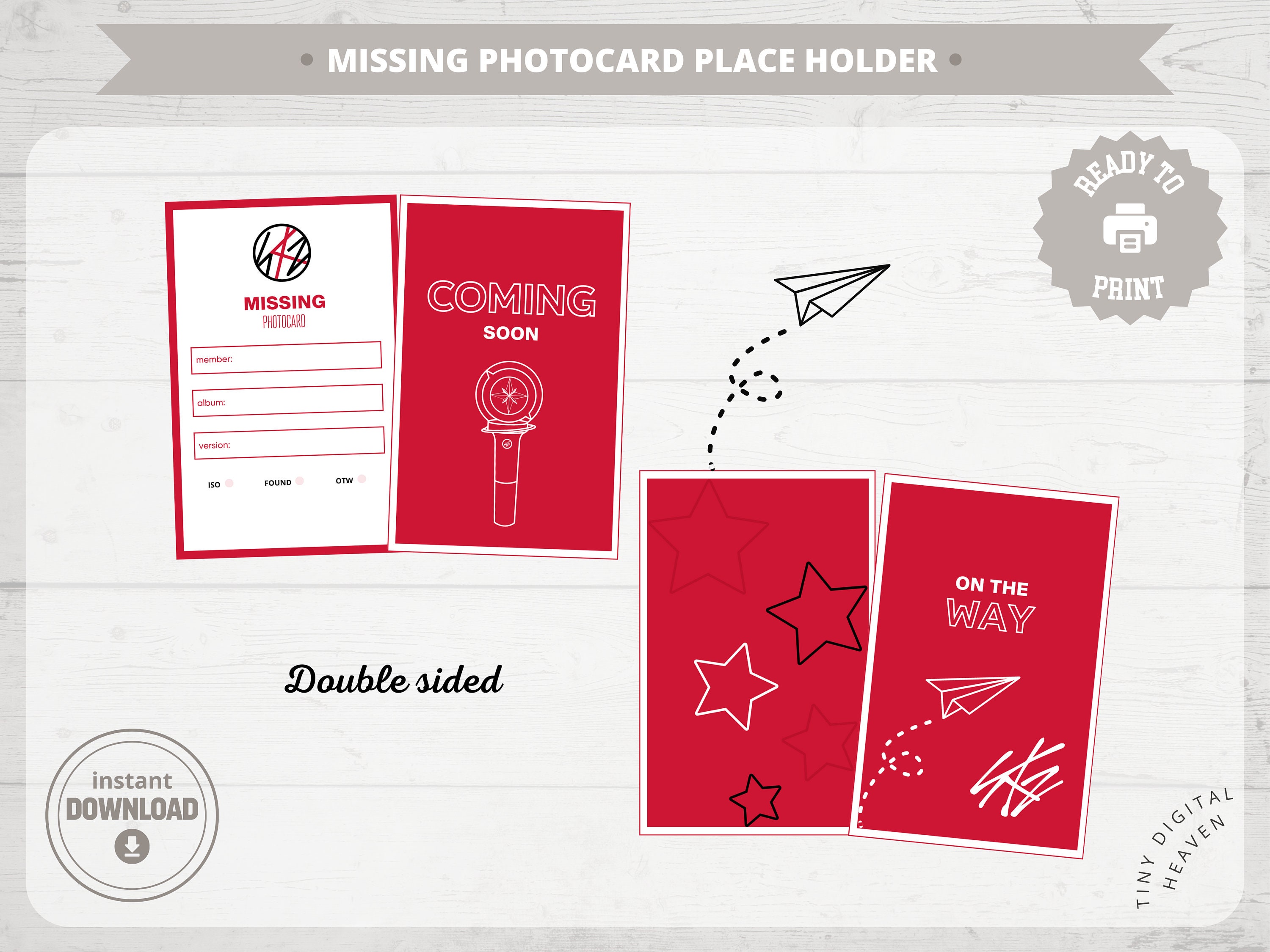Stray Kids Missing Photocard Place Holder | Digital Download ...