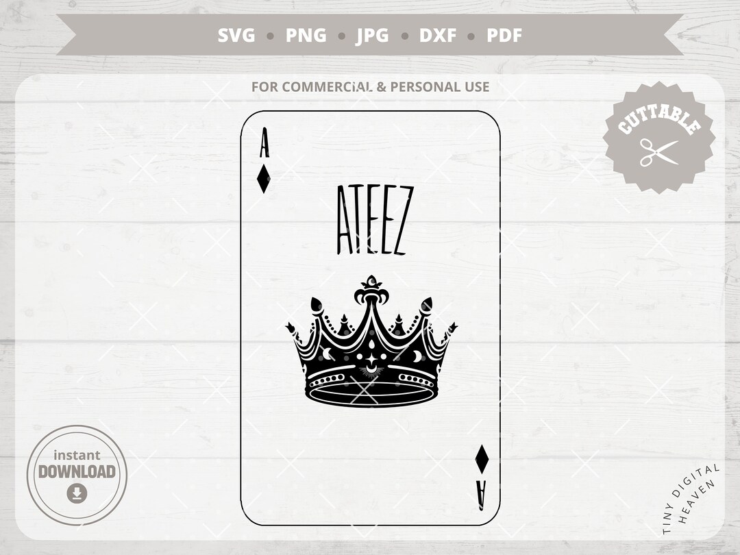 ATEEZ | Svg | Png | Jpg | Dxf | Pdf | Royal | ATINY | Kpop Sticker ...
