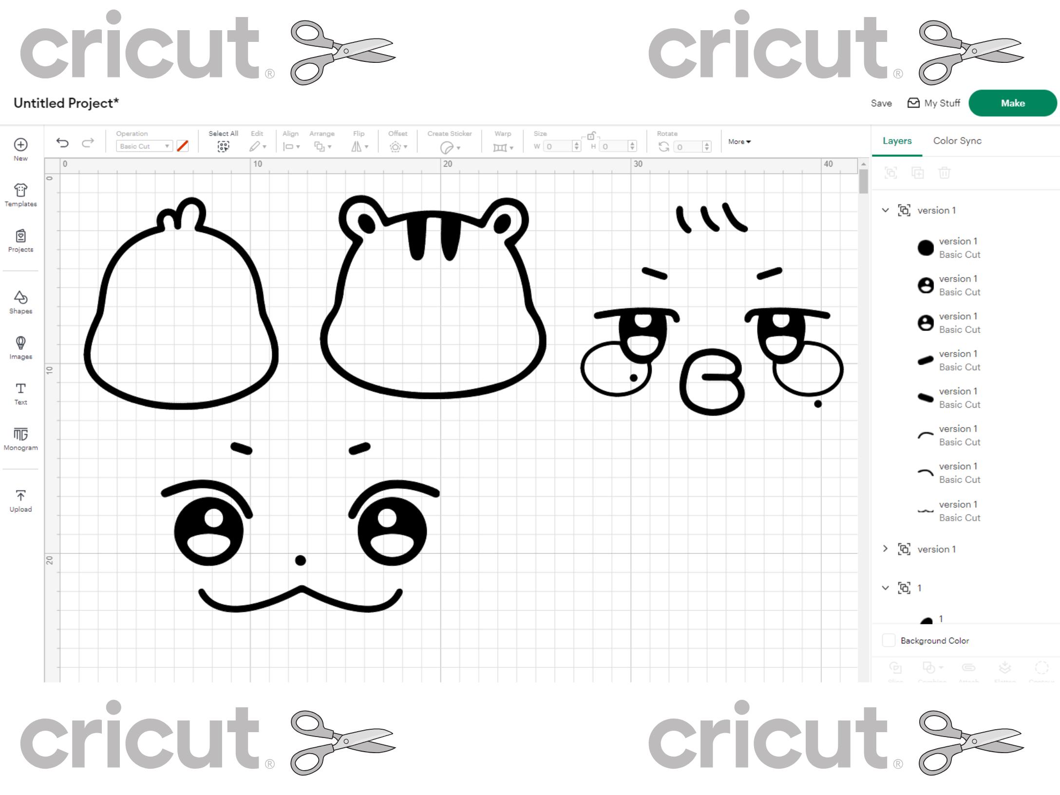 Aniteez Face Decal: ATEEZ Kpop Sticker, Cricut & Silhouette Vector ...