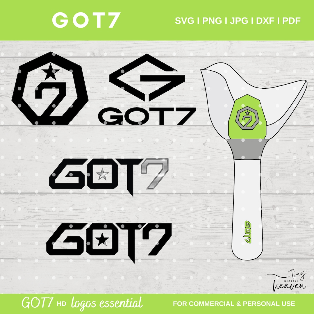 GOT7 Svg Png Jpg Dxf Pdf GOT7 Logos Ahgase Kpop Sticker Decal Vector Files Cricut and Silhouette ...