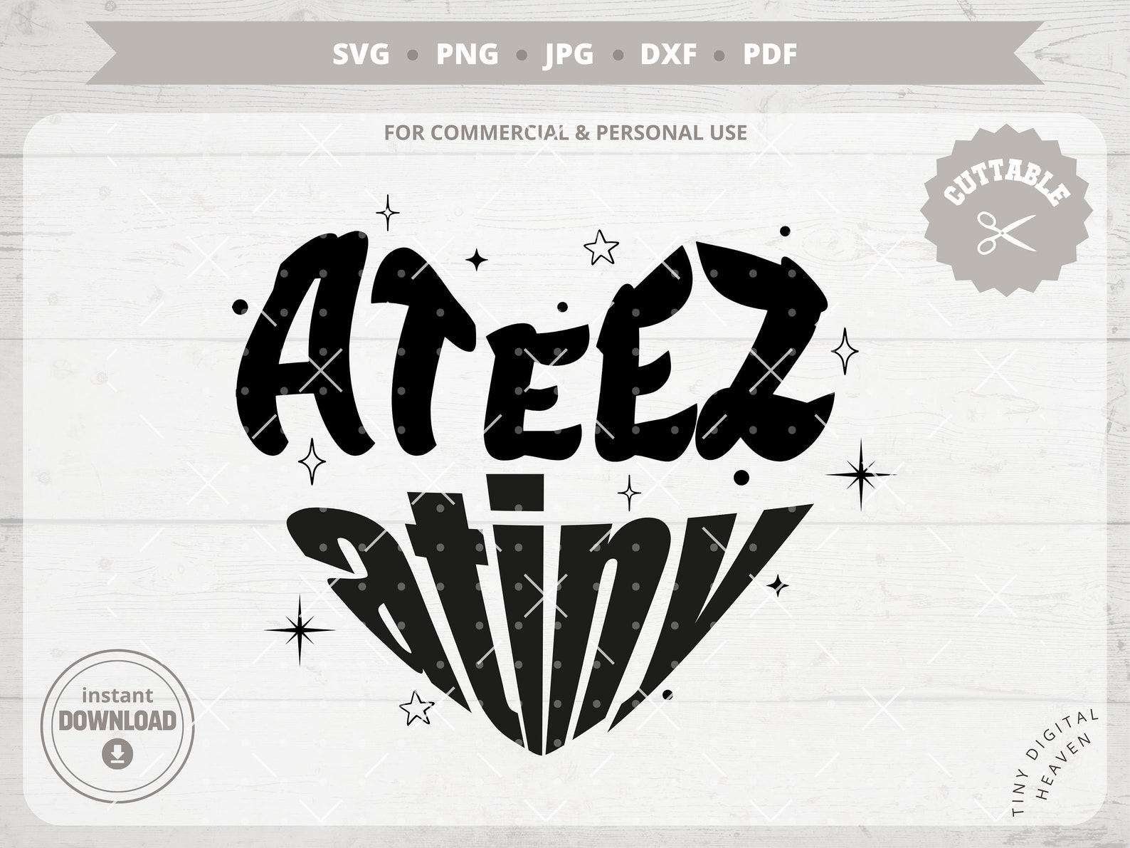 ATEEZ | Svg | Png | Jpg | Dxf | Pdf | Ateez-atiny Heart | ATINY | Kpop ...
