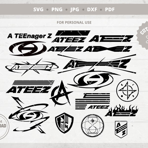 Ateez Logos Svg - Etsy